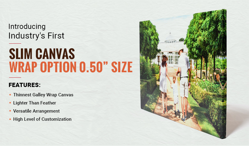Elegant and stylish canvas thin wraps